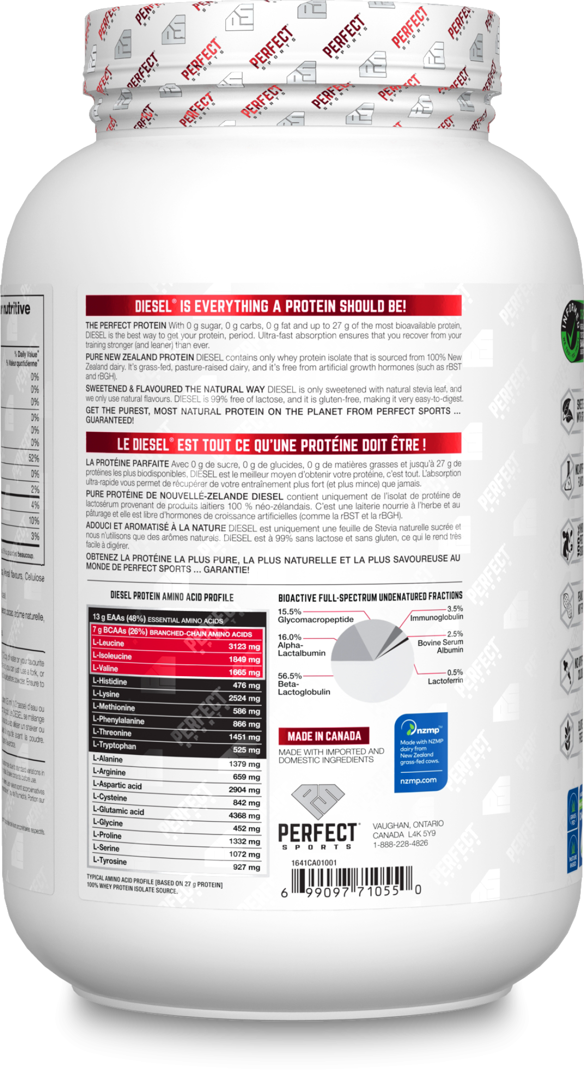 DIESEL New Zealand Whey Protein Isolate